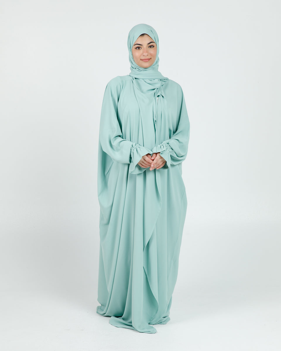Tuba Caramel Two Tune Prayer dress for ladies - Alef Meem
